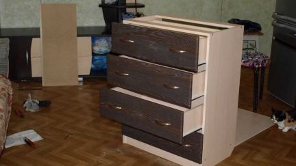 Сборка комода в Чите | Комод с выдвижными ящиками от 500 р.